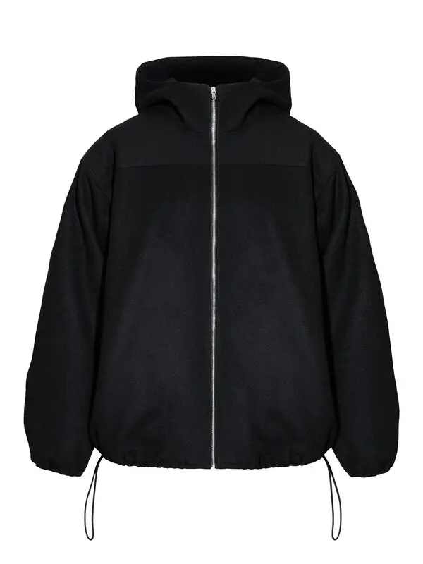 KALLMEYER Wool Windbreaker Jacket - Black