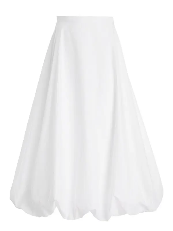 BY MALENE BIRGER Aubrey Bubble-hem Maxi Skirt - White