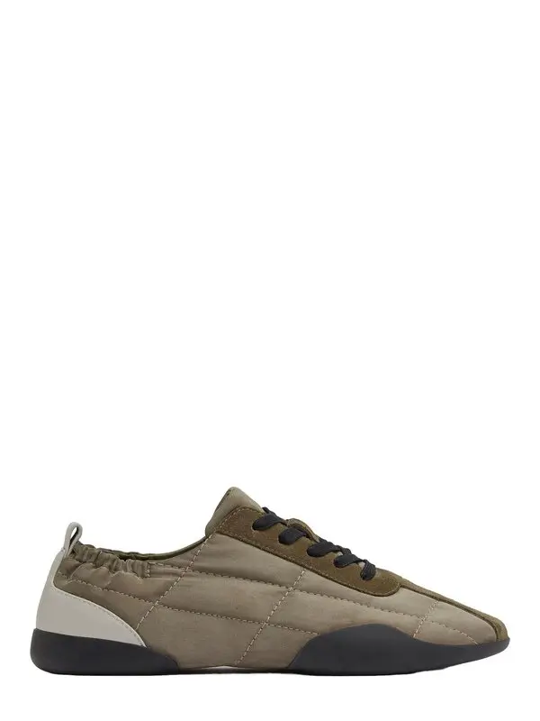 ST. AGNI Stitch Pillow Sneakers - Olive