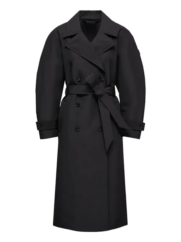 Moncler X Ee72 Edward Enninful Zake Long Trench Coat - Black