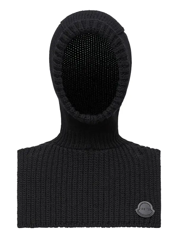 Moncler X Ee72 Edward Enninful Wool Balaclava - Black