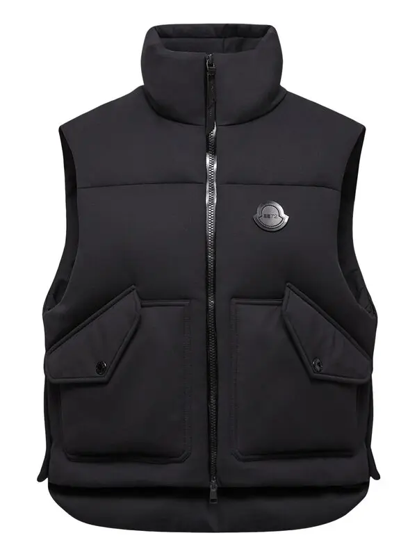 Moncler X Ee72 Edward Enninful Otis Down Vest - Black