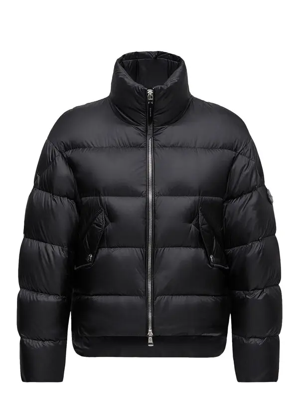 Moncler X Ee72 Edward Enninful Blas Short Down Jacket - Black