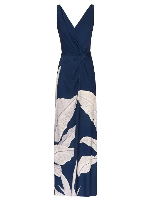 ANDRES OTALORA Paradiso Printed Jersey Maxi Dress - Print