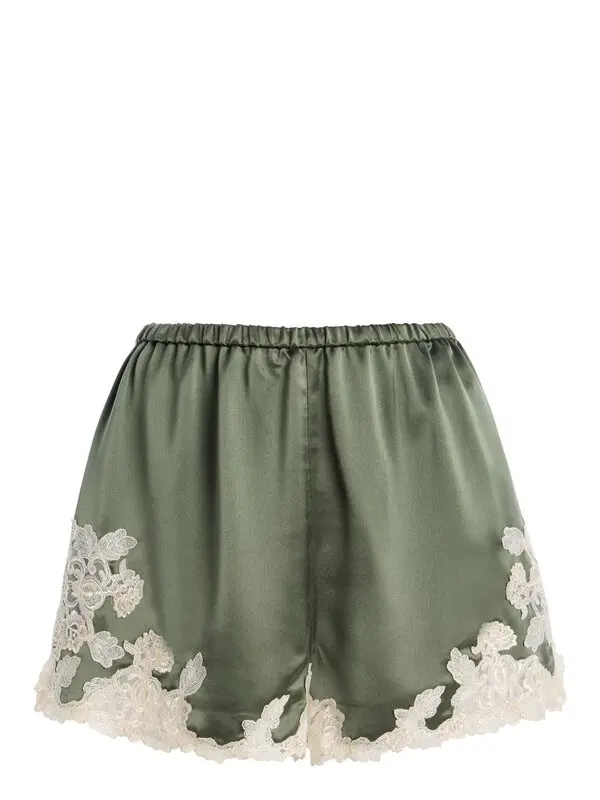 BY MALENE BIRGER Lace Short - Green