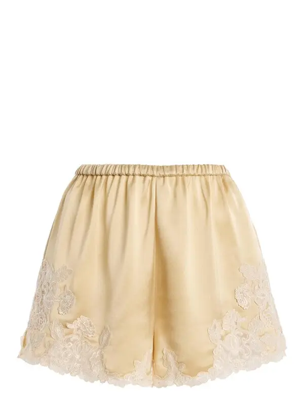 BY MALENE BIRGER Lace Short - Off-white