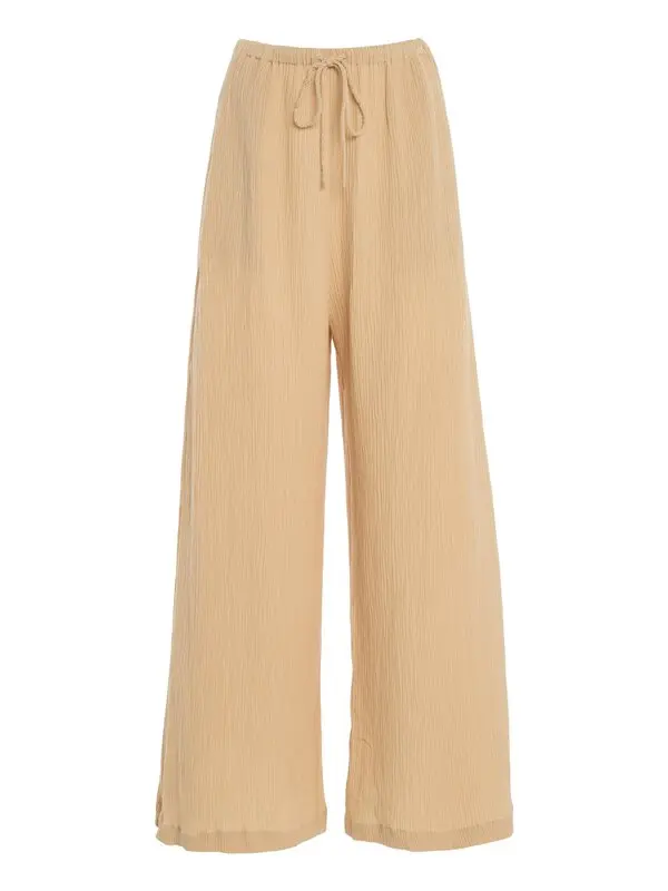 BY MALENE BIRGER Pisca Wide-leg Pants - Nude