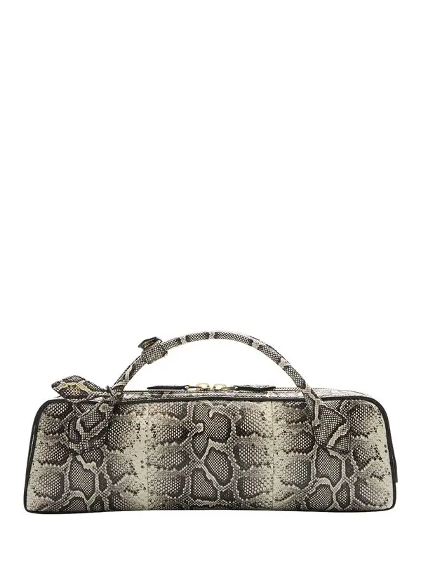 Alaïa Le Teckel Snakeskin Clutch - Animal