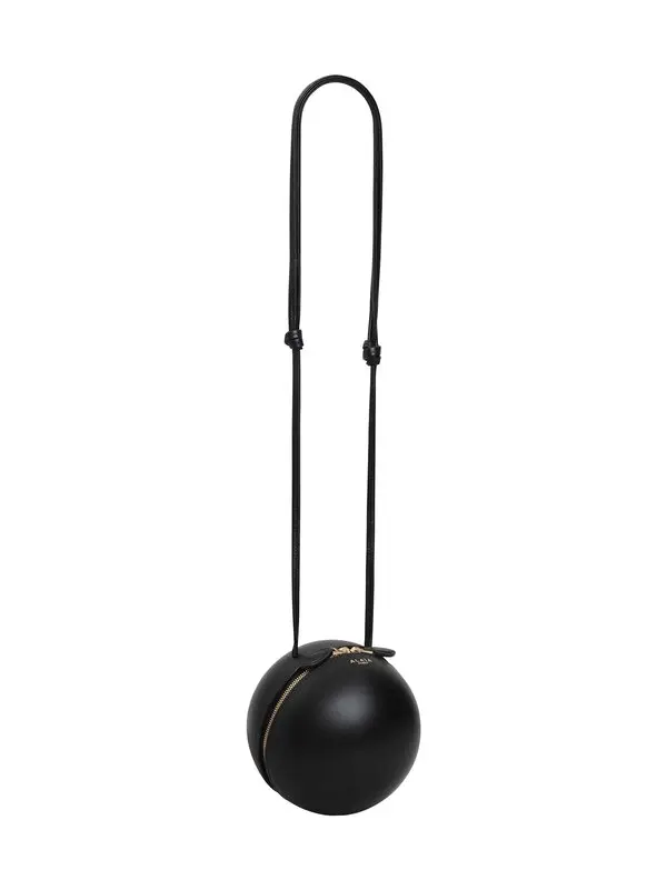 Alaïa Sphere Leather Shoulder Bag - Black