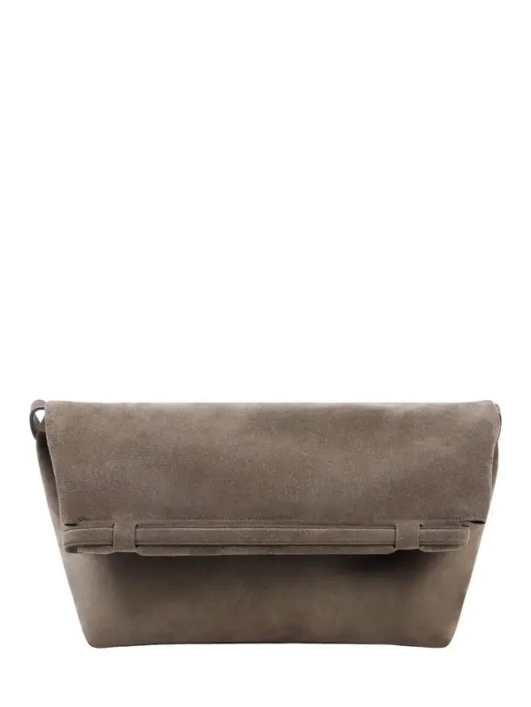 Janessa Leoné Auden Convertible Suede Clutch - Taupe