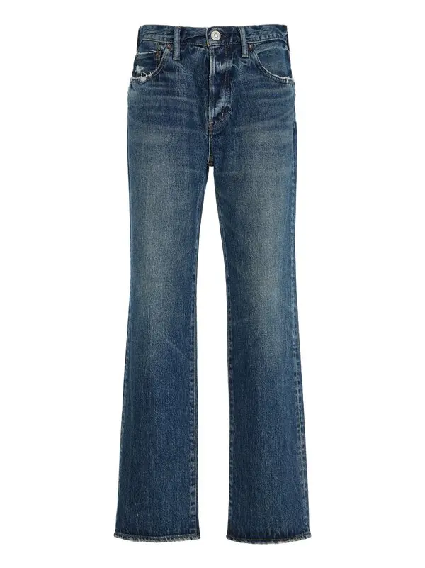 Moussy Vintage Wiley Mid-rise Jeans - Dark Wash