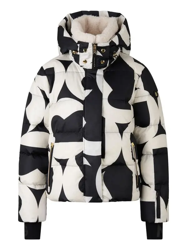 Bogner Maja Down Ski Jacket - Black/off-white