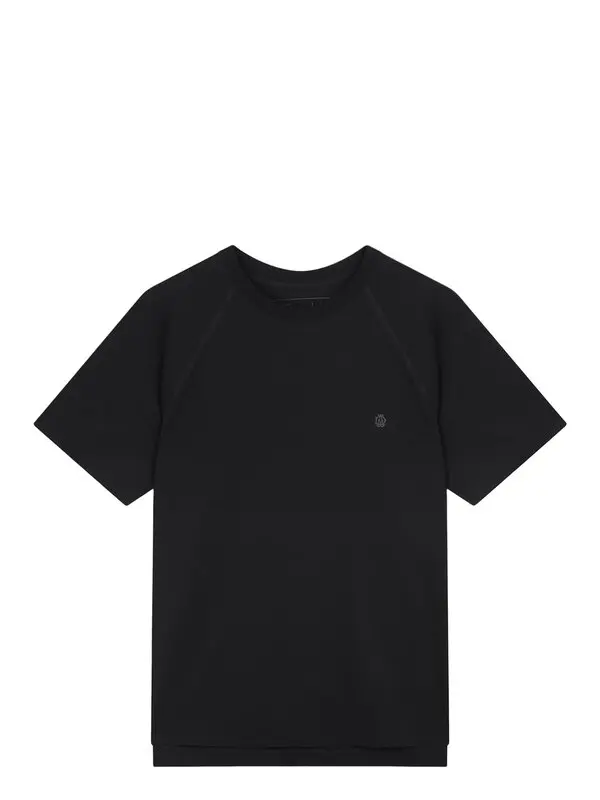 Dunhill Wool Athluxury Short-sleeve T-shirt - Navy