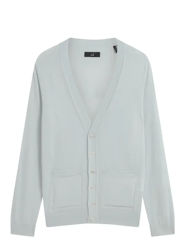 Dunhill Superfine Cashmere Cardigan - Turquoise