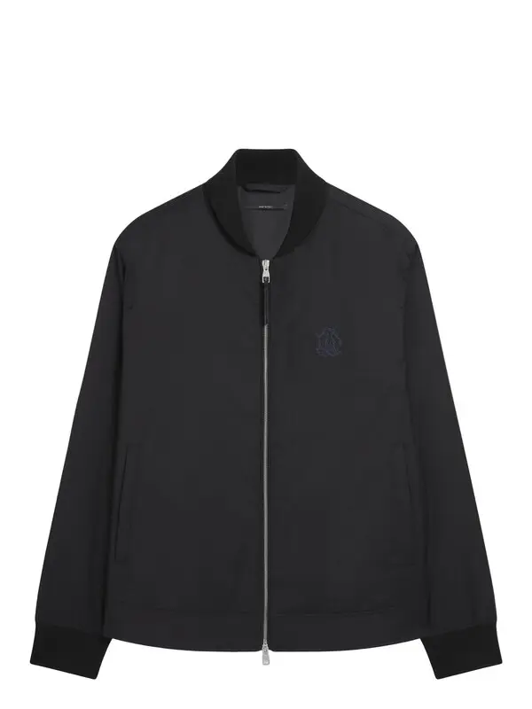Dunhill Stretch-wool Athluxury Bomber Jacket - Navy