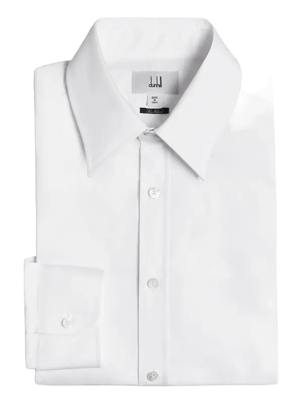 Dunhill Sea Island Cotton Formal Shirt - White