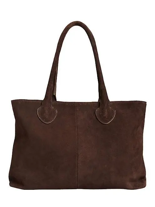 Whistles Leandra Suede Tote Bag - Brown