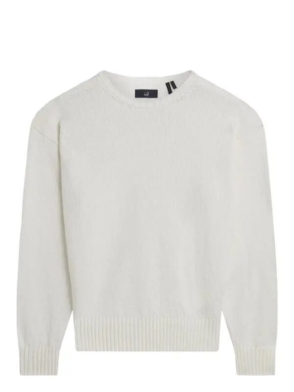 Dunhill Cotton Crew-neck Sweater - Ivory
