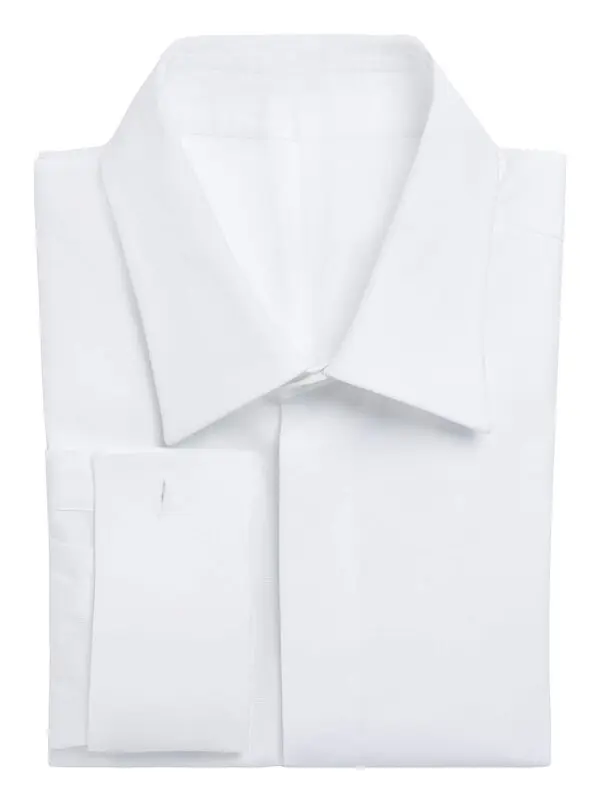 Dunhill Cotton Oxford Evening Shirt - White