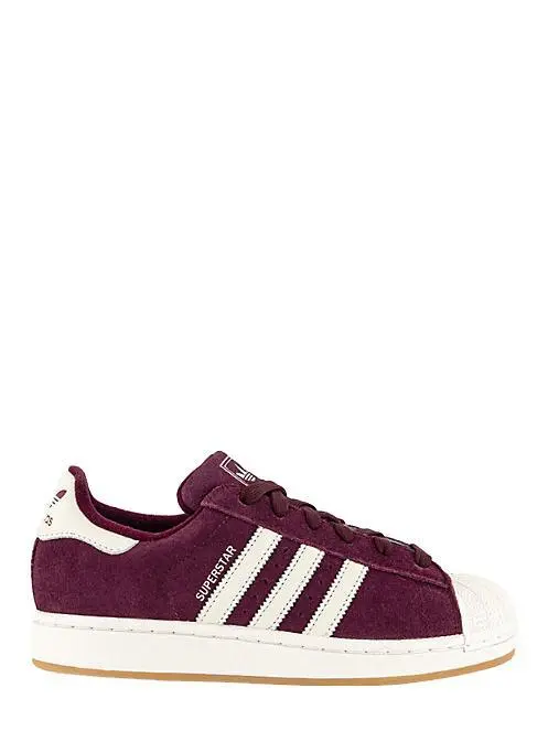 Adidas Superstar Ii Woven Trainers - Burgundy