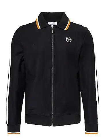 SERGIO TACCHINI Cotton-blend Track Jacket - Black