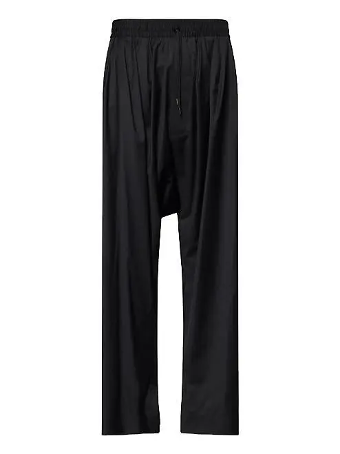 VIVIENNE WESTWOOD Balloon Drawstring-waist Wool Trousers - Black