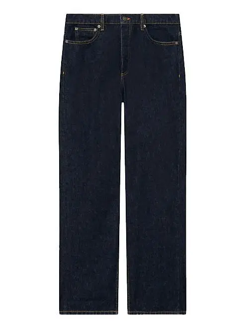 The Kooples Straight-leg Denim Jeans - Blue Electric