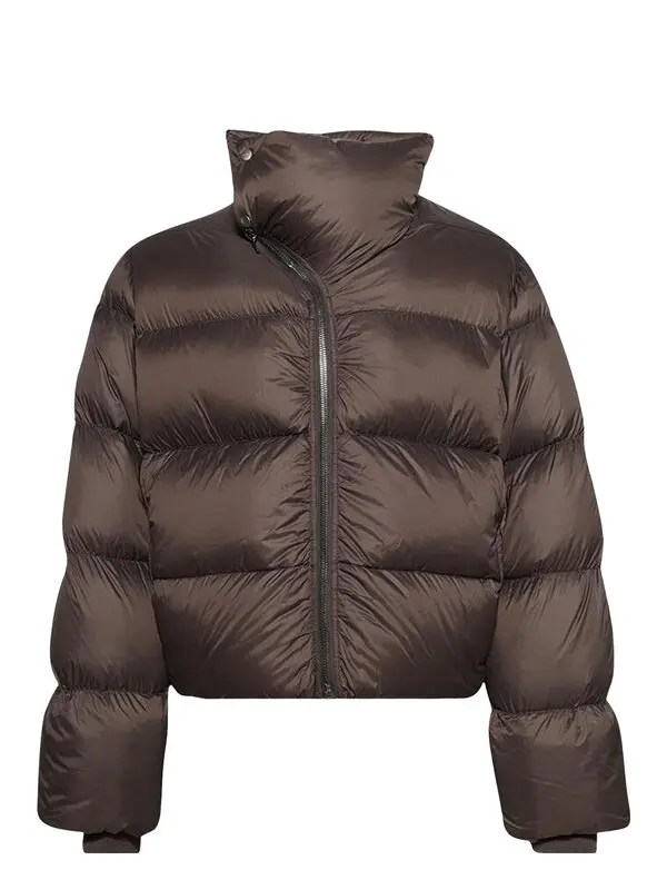 Rick Owens Woven Down Jacket - Grey