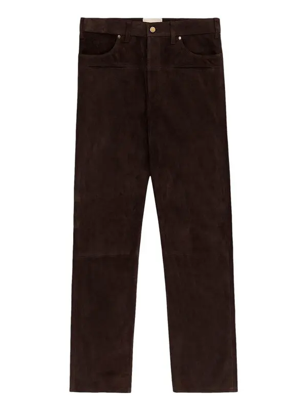 Aimé Leon Dore Suede Western Pant - Brown