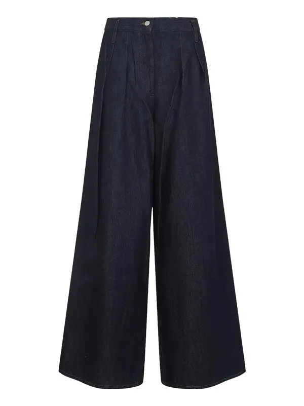 Dries Van Noten Pamplona Den Pants - Blue