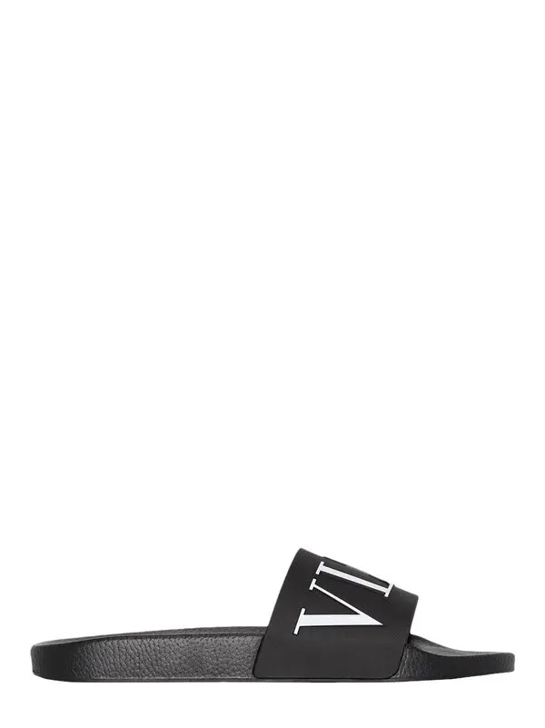 Valentino Garavani Vltn Rubber Slide - Black
