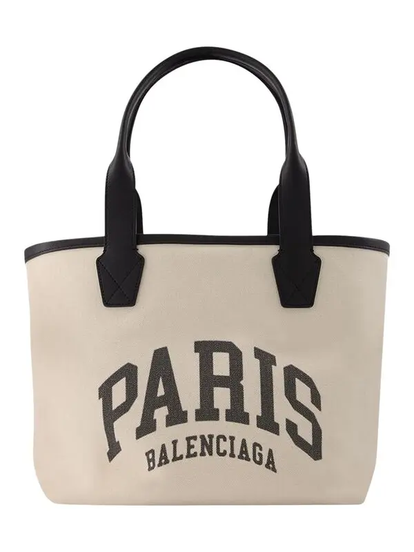 Balenciaga Cities Paris Jumbo Large Tote Bag - Cream