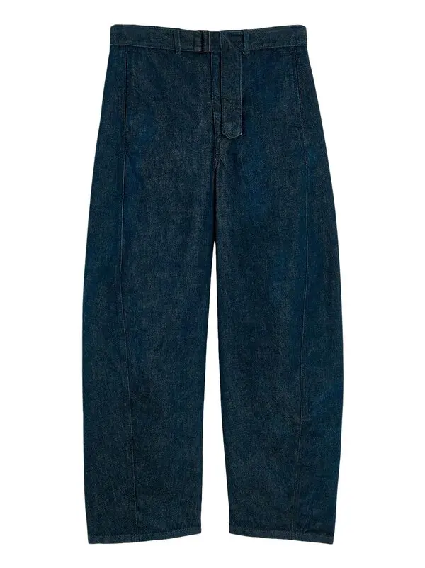LEMAIRE Twisted Belted Pants - Blue