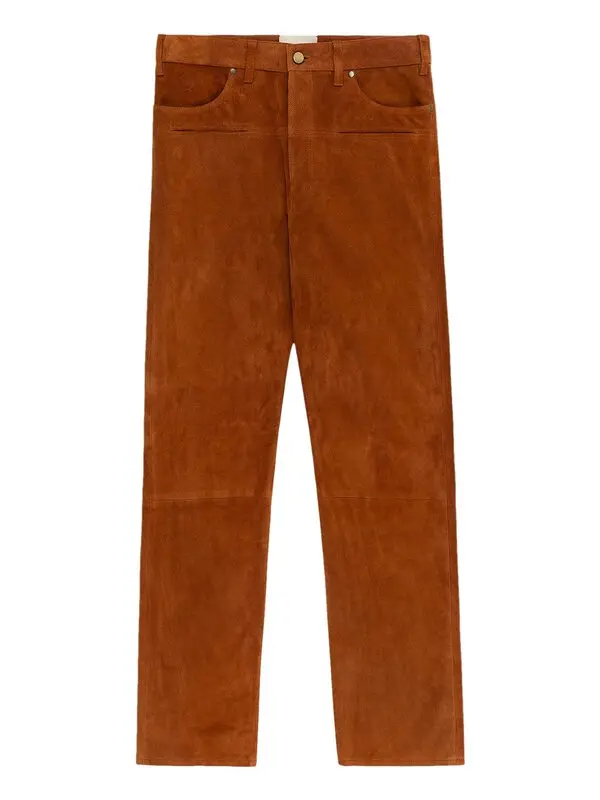 Aimé Leon Dore Suede Western Pant - Brown