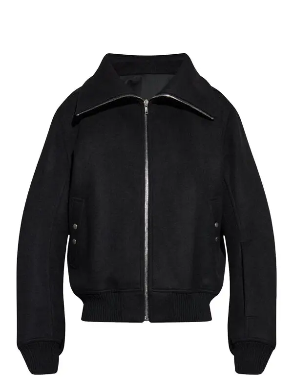 Rick Owens Blixa Dracucollar Jacket - Black