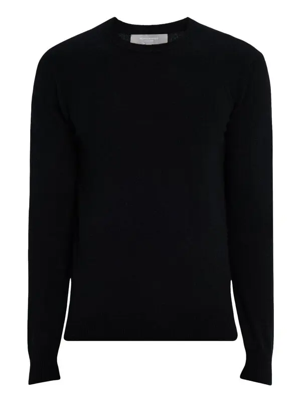 Neiman Marcus Cashmere Crewneck Sweater - Black