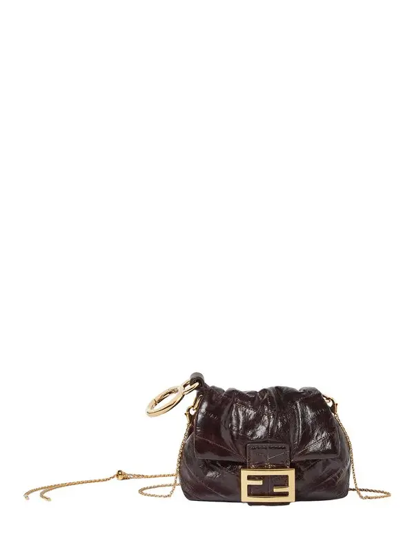 Fendi Nano Mamma Baguette Bag - Brown