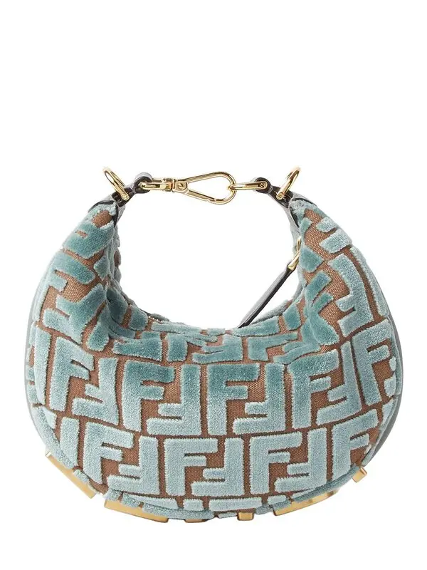 Fendi Fendigraphy Mini Hobo Bag - Green