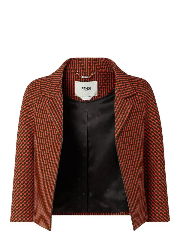 Fendi Slim-fit Jacket - Red
