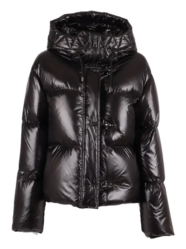 FAY Short Down Duvet Jacket - Black
