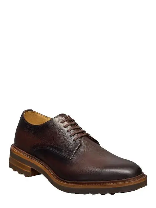 Allen Edmonds Noah Lugged Plain Toe Derby - Dark Brown