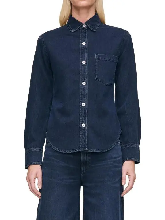 DL1961 Ines Denim Button-up Shirt - Crater Lake