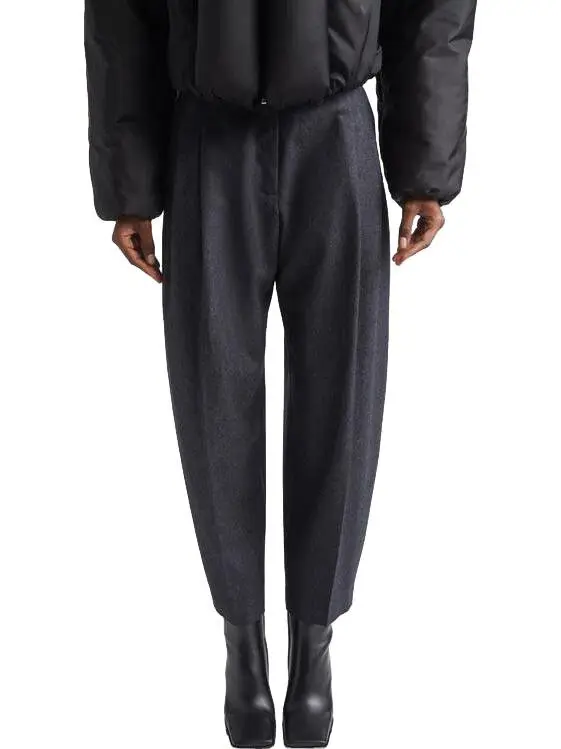 Alaïa Tailored Wool Trousers - Anthracite