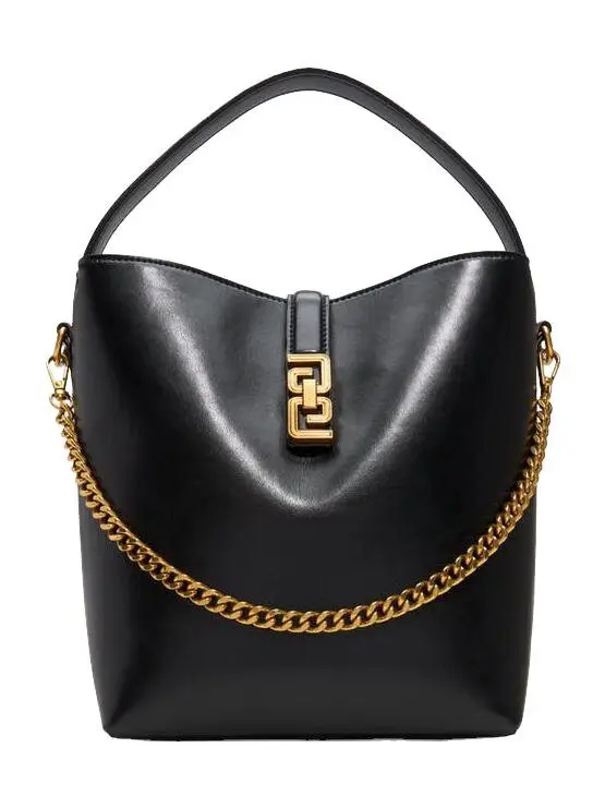 Aldo Faux Leather Bucket Bag - Black Overflow