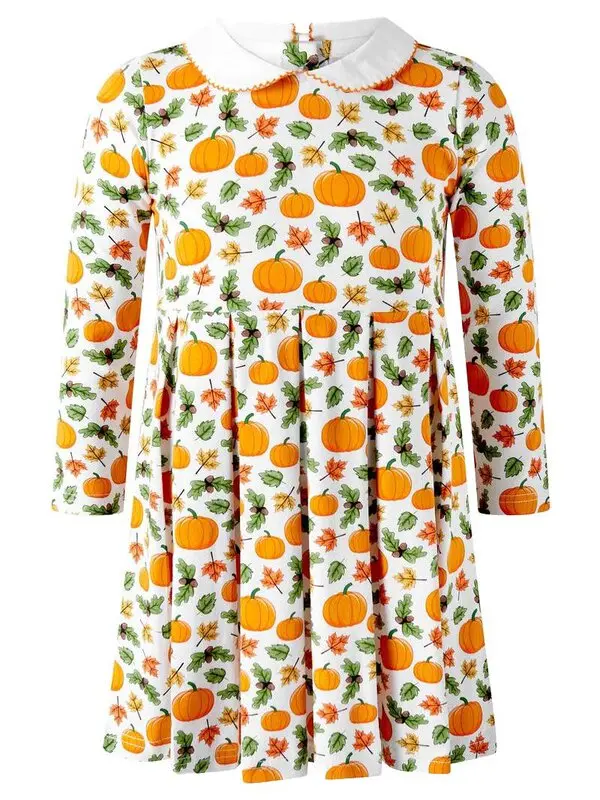 RACHEL RILEY Pumpkin Print Jersey Dress - Orange