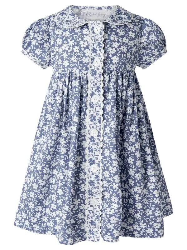 RACHEL RILEY Floral Dress With Bloomers - Blue