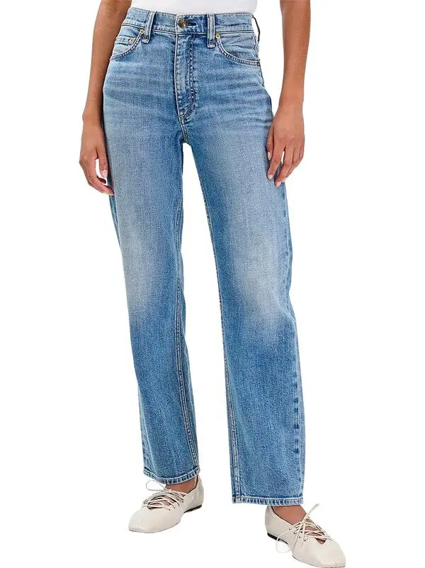 Rag & Bone Harlow Mid-rise Straight Leg Jeans - Amity