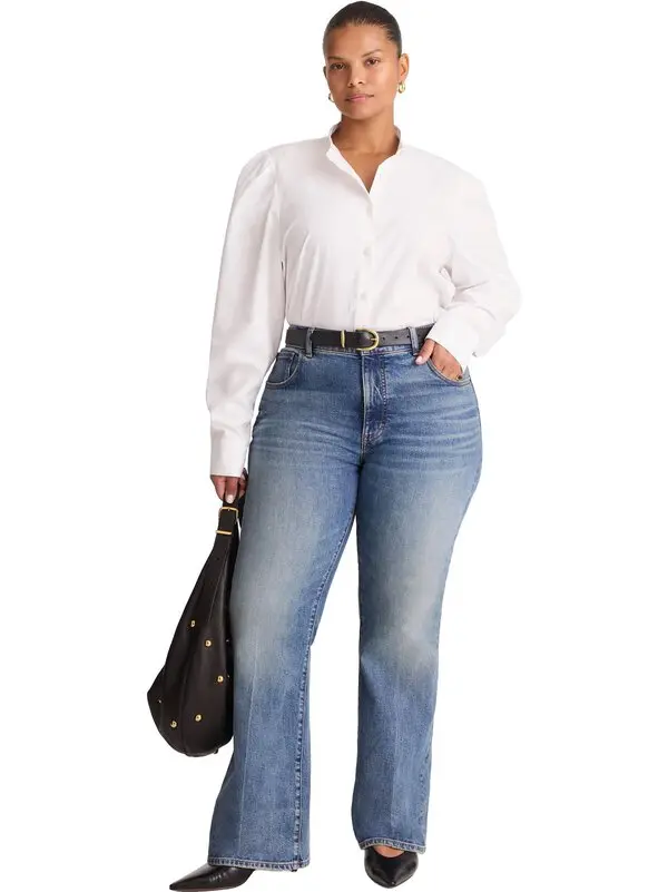 Madewell The Plus Curvy Vintage Flare Jean - Bouvier Wash