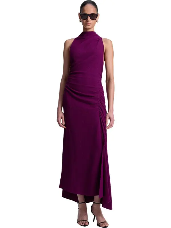 A.L.C. Inez Textured Midi Dress - Jewel