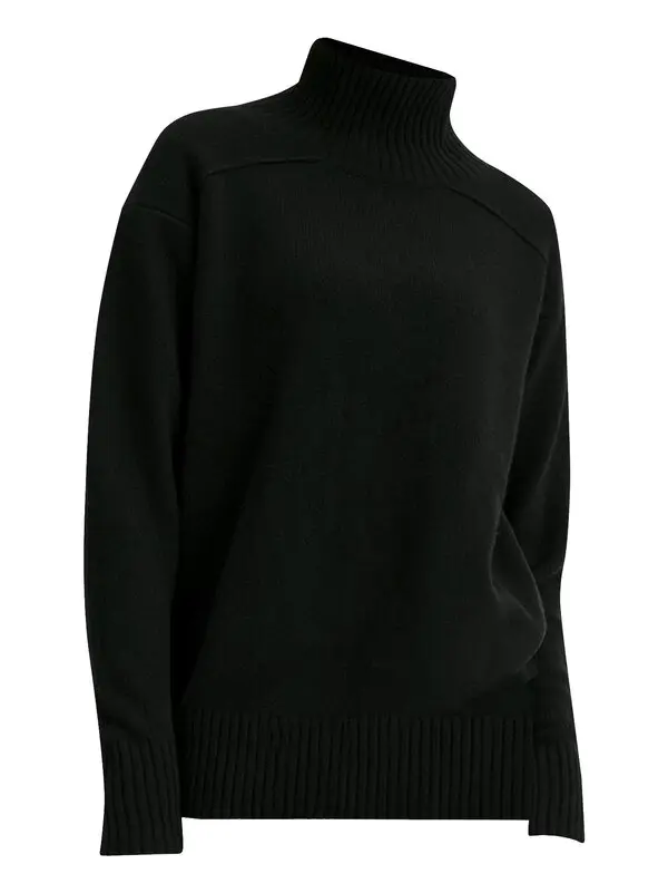 A.L.C. Archie Cashmere Turtleneck Sweater - Black